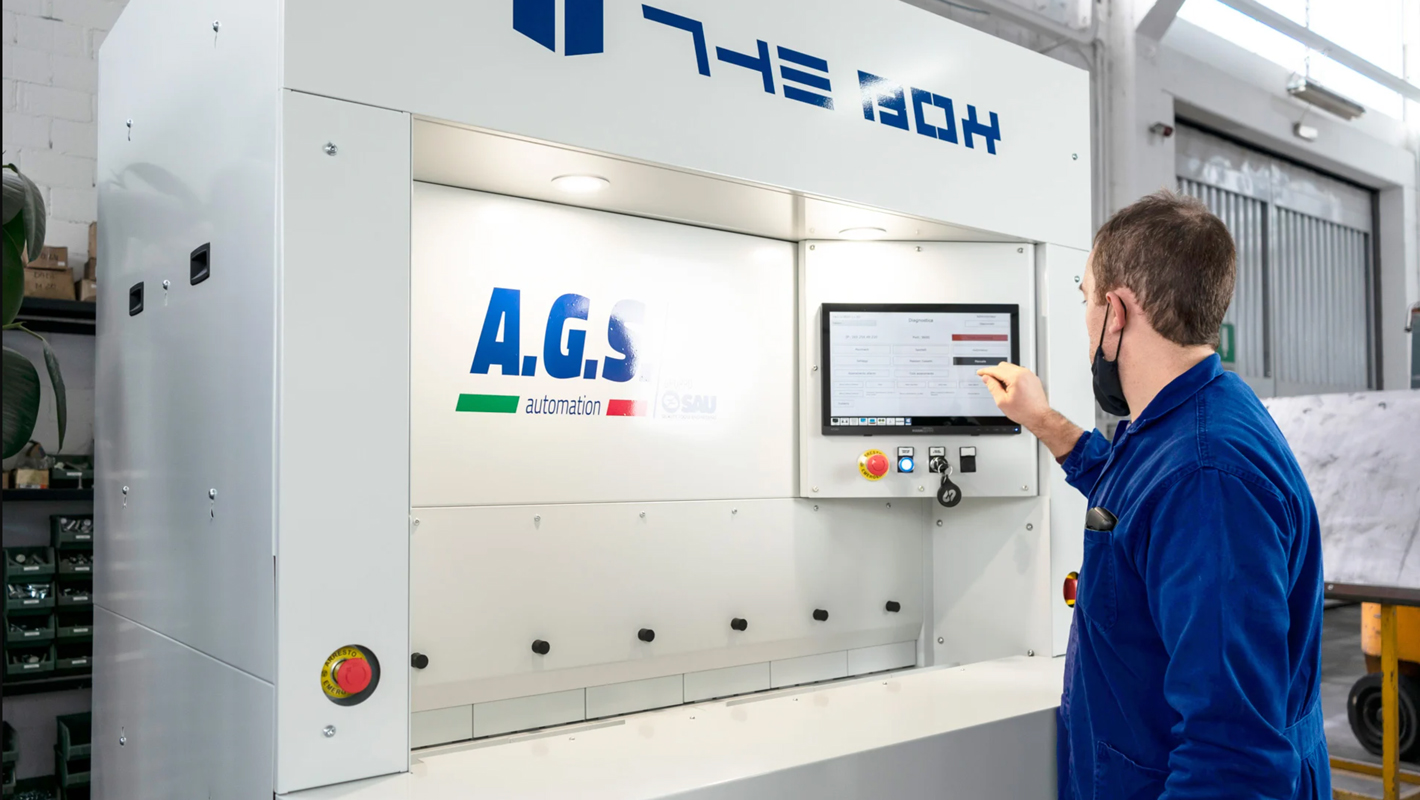 MAGAZZINO VERTICALE AUTOMATICO THE BOX integrato con gestionale